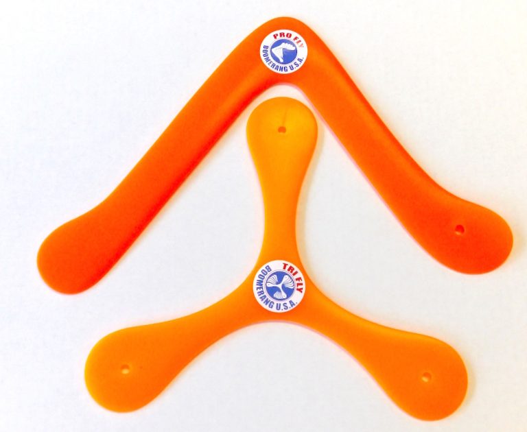 Darnell Tri Fly Pair Plastic Boomerangs Great Value $11.49 - Boomerang Man